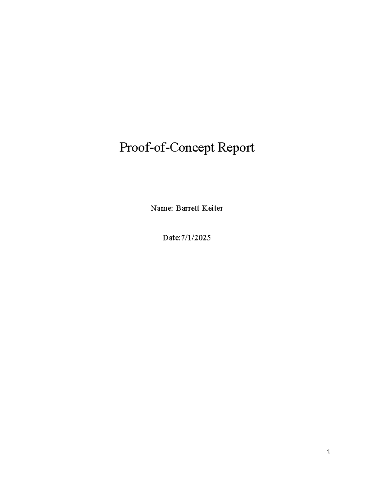 Proof-of-Concept Report: Building a VPC on AWS for IT Infrastructure ...