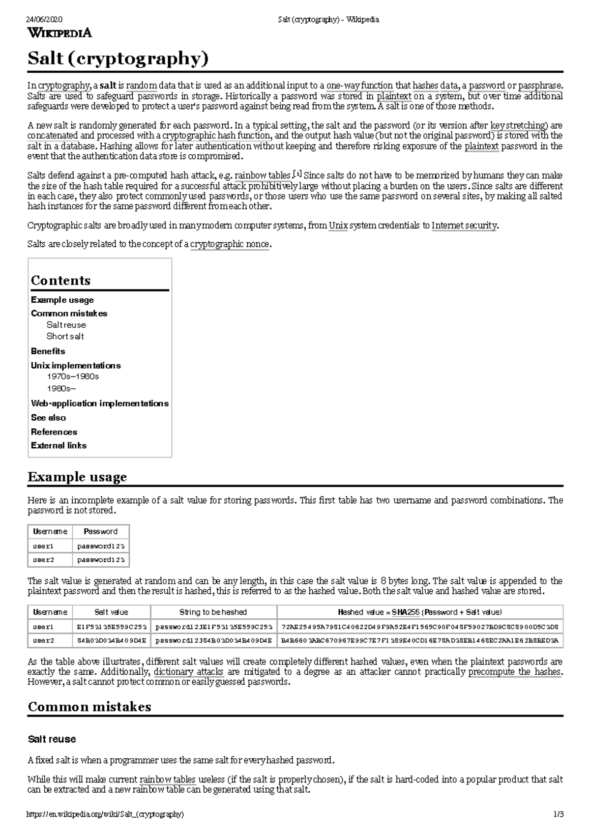 Cryptography 101: Understanding Salts in Password Hashing Techniques ...