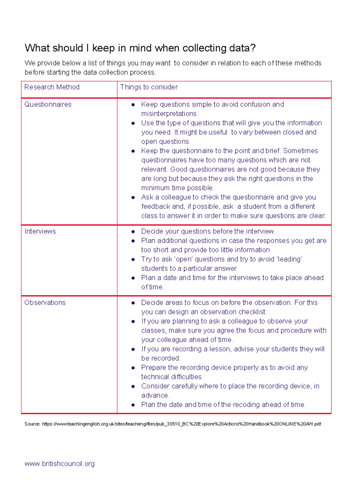 Data Collection Tips: Key Considerations for Effective Research - Studocu