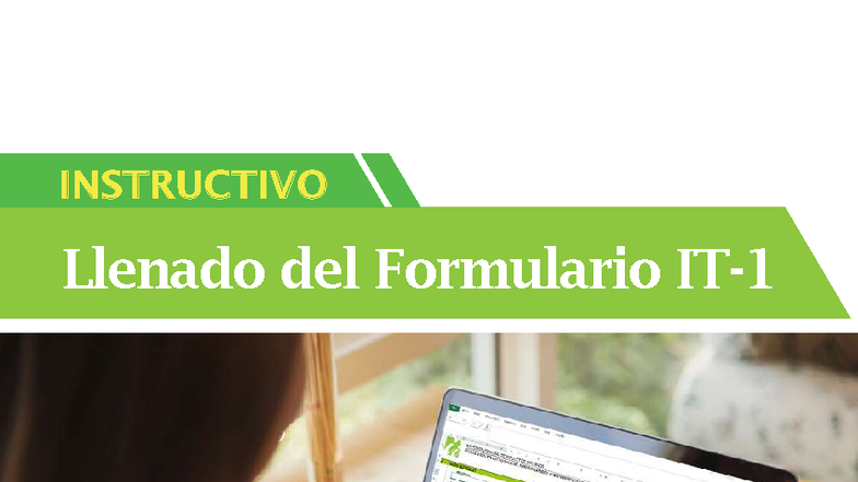 Instructivo para Llenado del Formulario IT-1: Guía Completa - Studocu