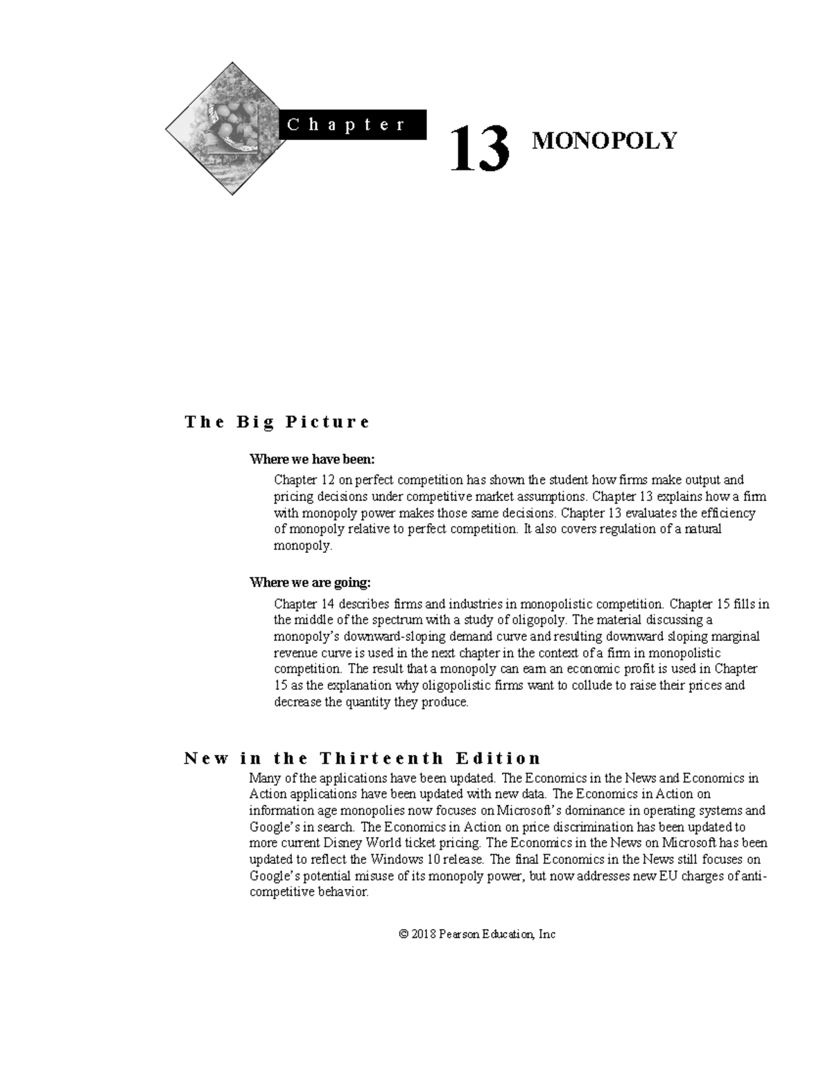 Pdfcoffee - Chapter 13 - T h e B i g P i c t u r e Where we have been ...