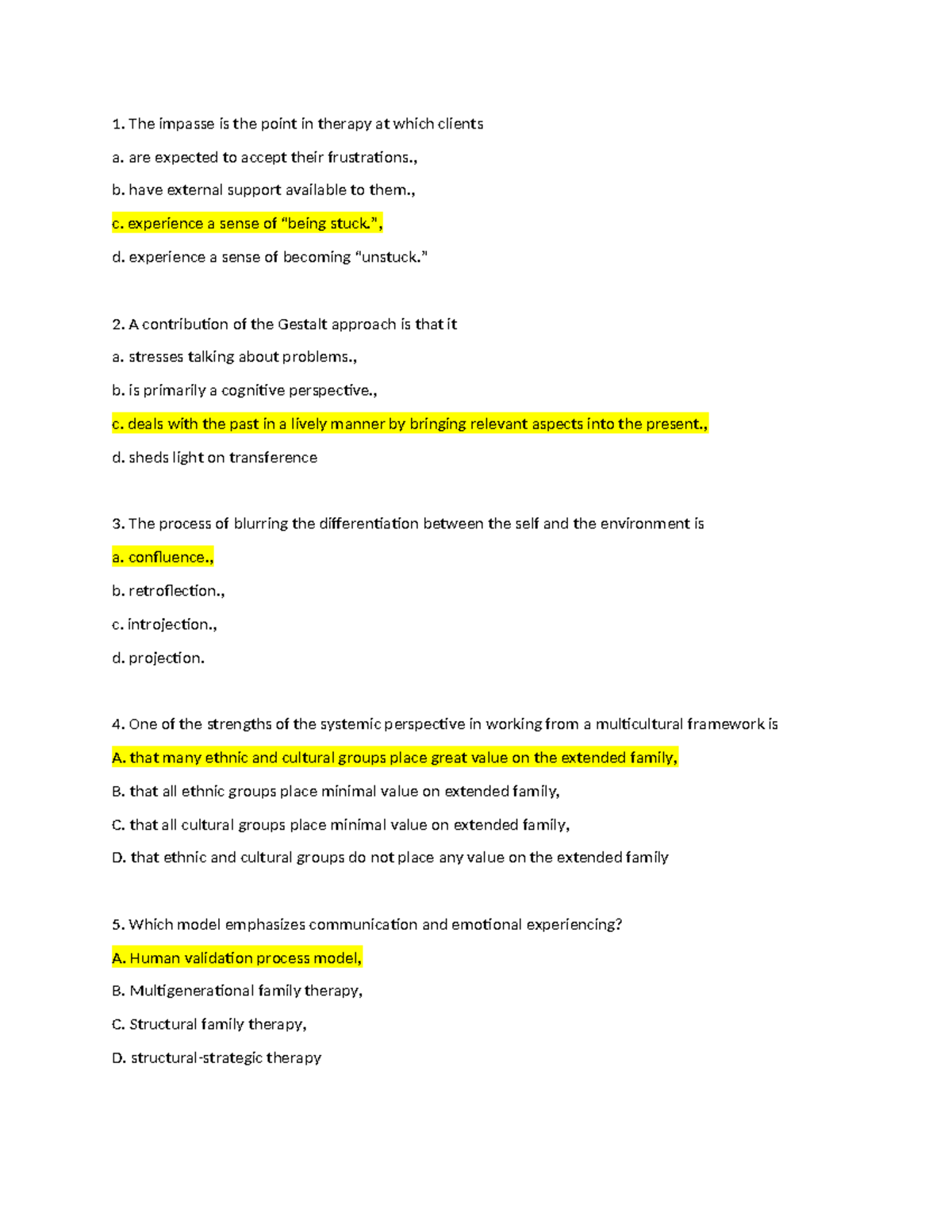 Psy315 Module 4 Quiz - Key Concepts and Theories in Family Therapy ...