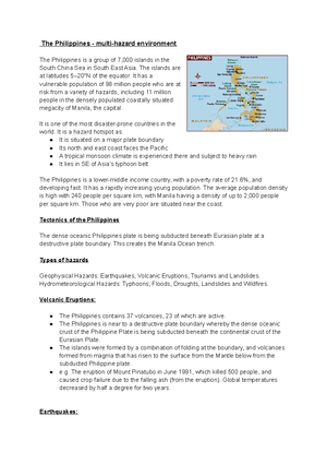 Types OF Disasters Hazard RISK EQ DEGG'S Model 1 - 1 Disaster ...