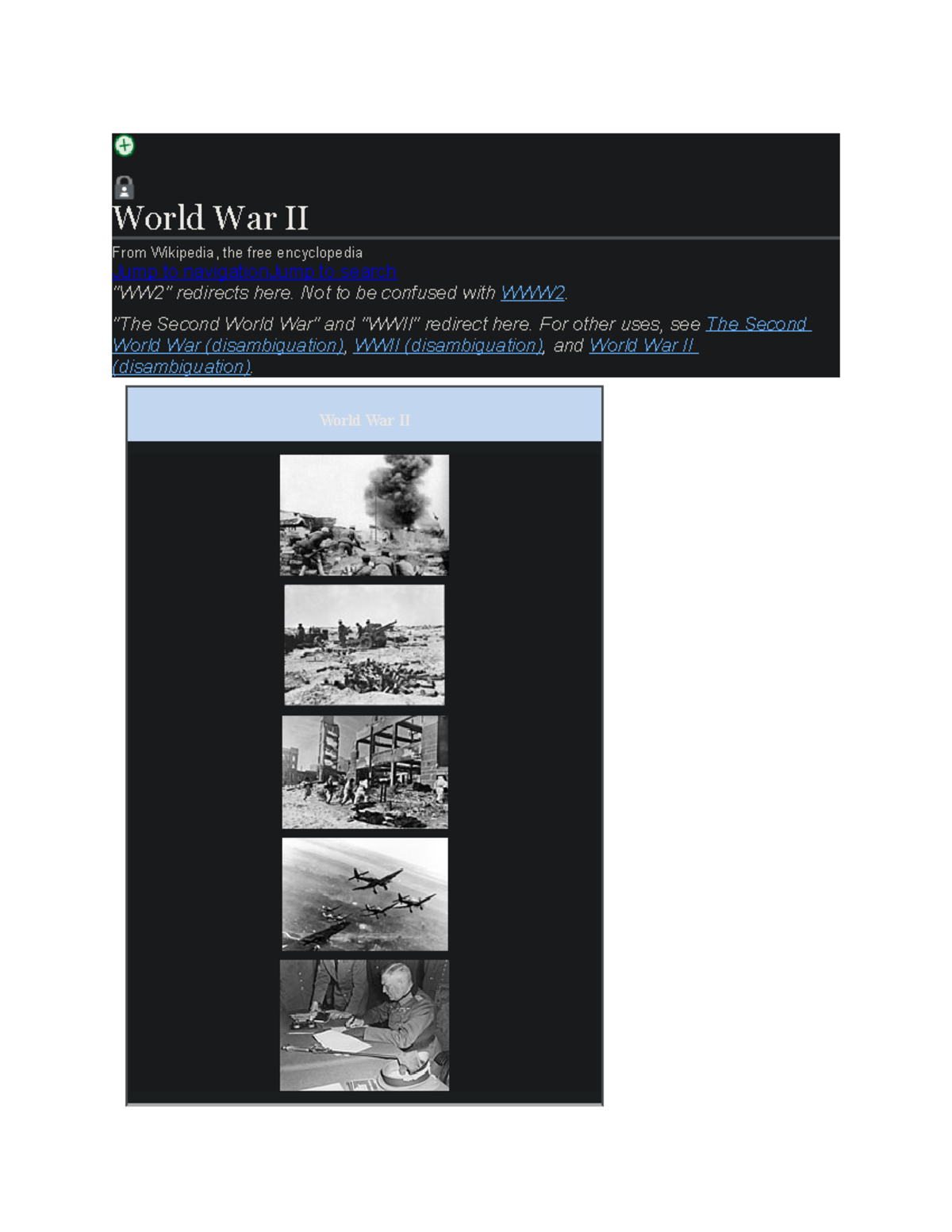 World War II: Key Events and Global Impact (Historical Overview) - Studocu
