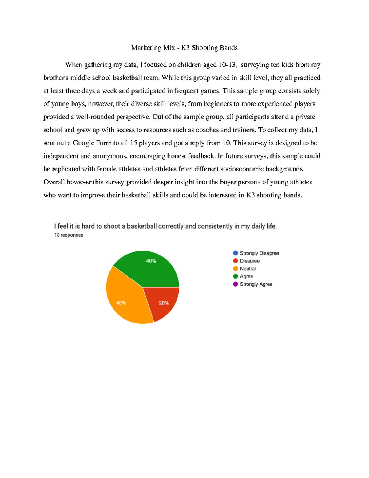 Marketing Mix Analysis: K3 Shooting Bands for Young Athletes - Studocu