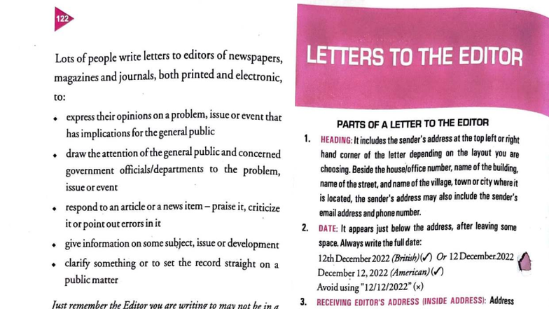 Letters to the Editor: Guidelines and Sample Letters - Studocu