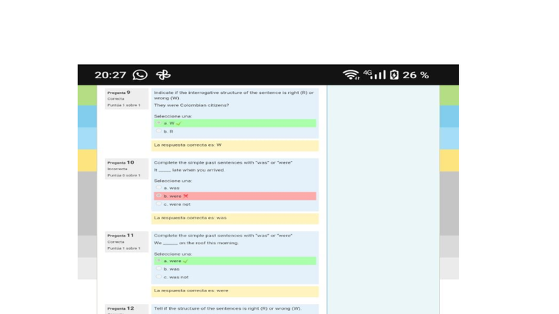 20:27 4G 26 Assignment 1 Questionnaire U1: Sentence Structure & Tenses ...