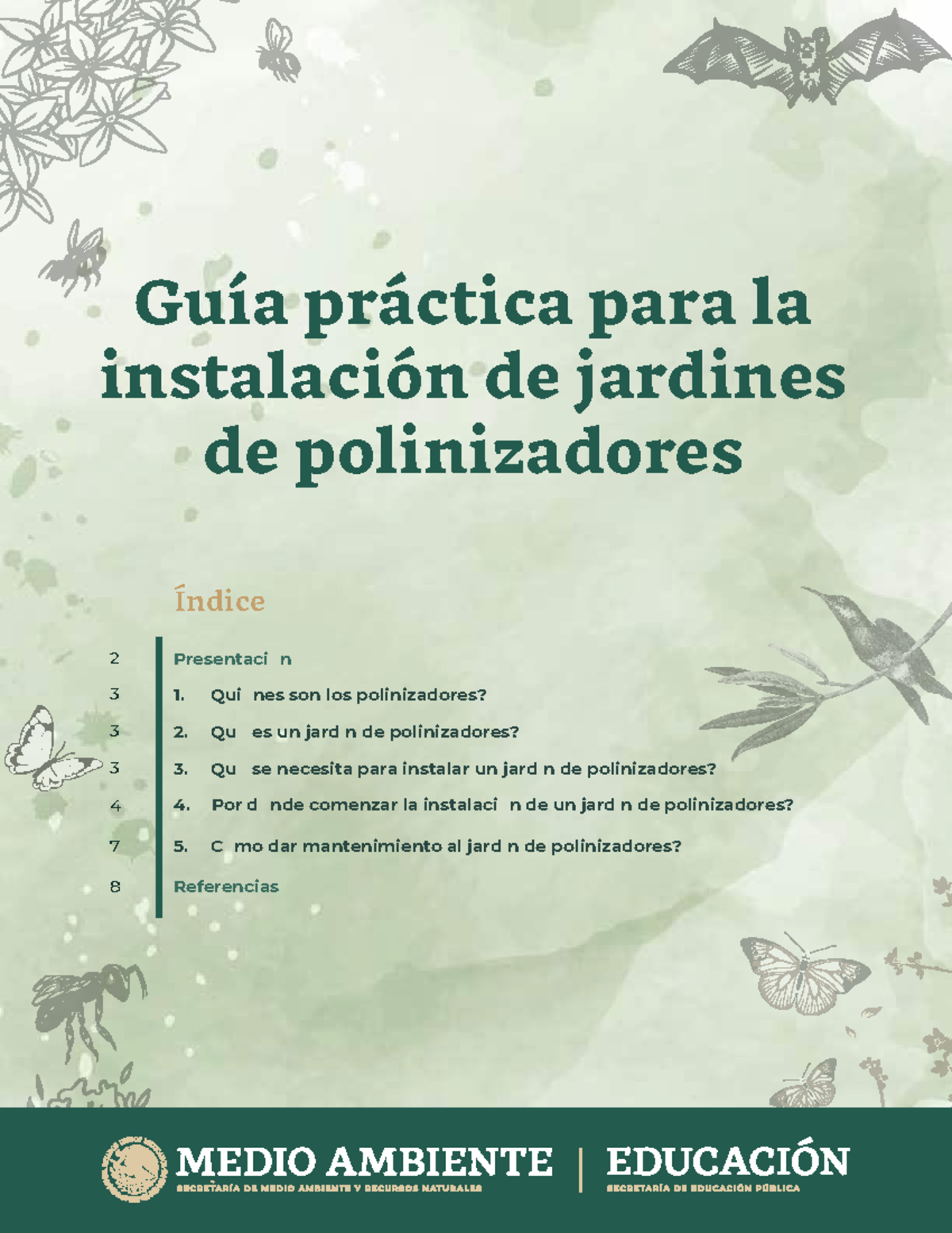 Guía Práctica para la Instalación de Jardines de Polinizadores 1 - Studocu