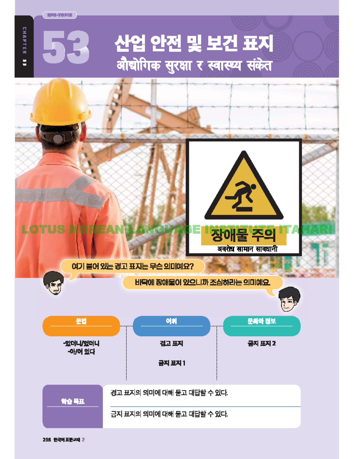 Lotus Korean Language Institute ITAHARI: Industrial Safety & Health ...