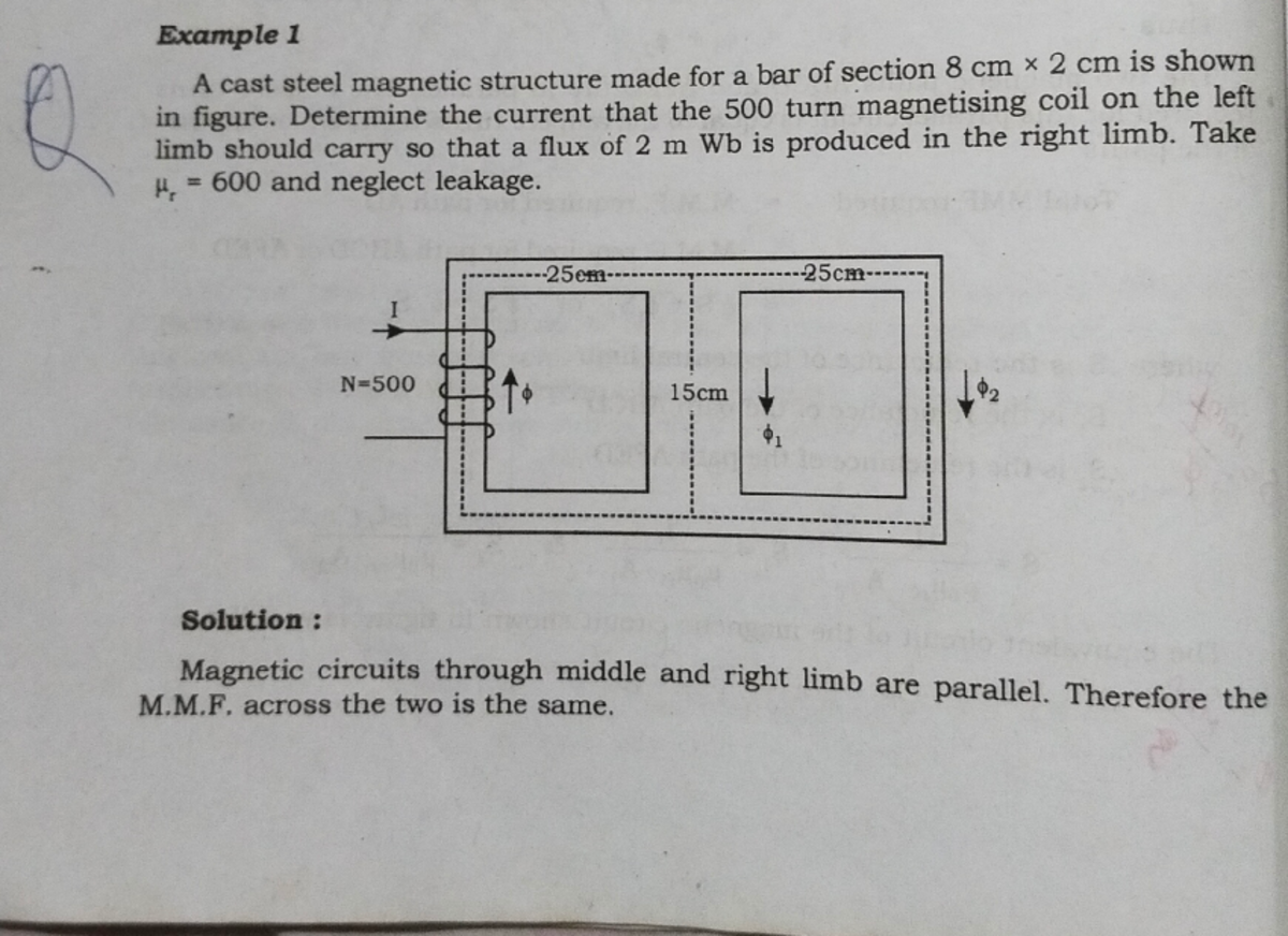 Magnetic Circuit Problems and Solutions - Part 4 - Studocu