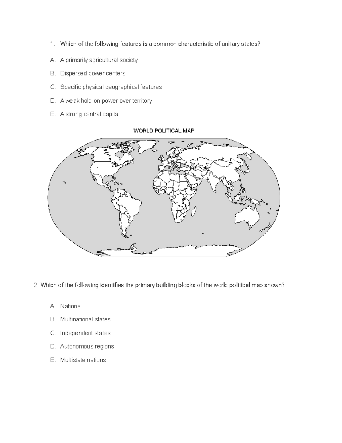 Unit 4 - Intro to Human Geography: Key Concepts and Questions - Studocu