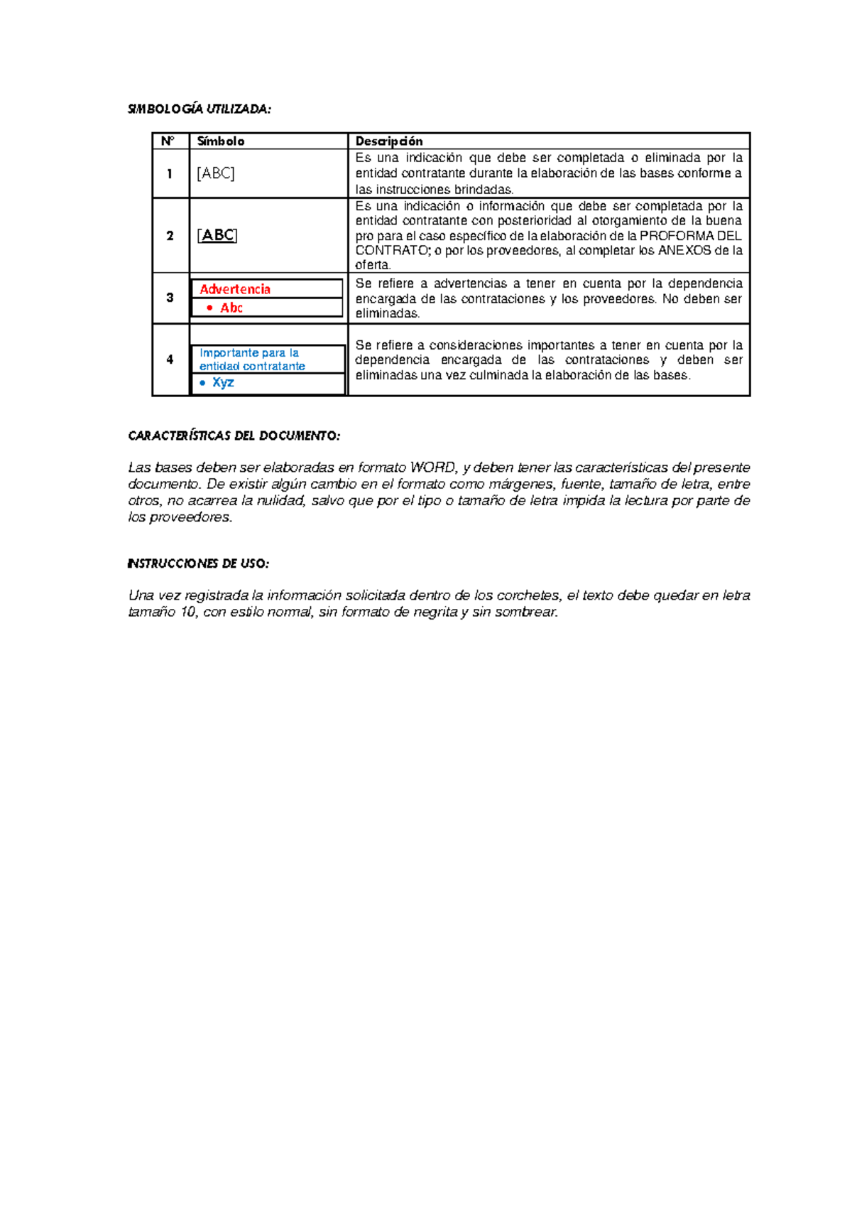 Bases Estándar de Procedimientos No Competitivos - ELECTRONOROESTE S.A ...