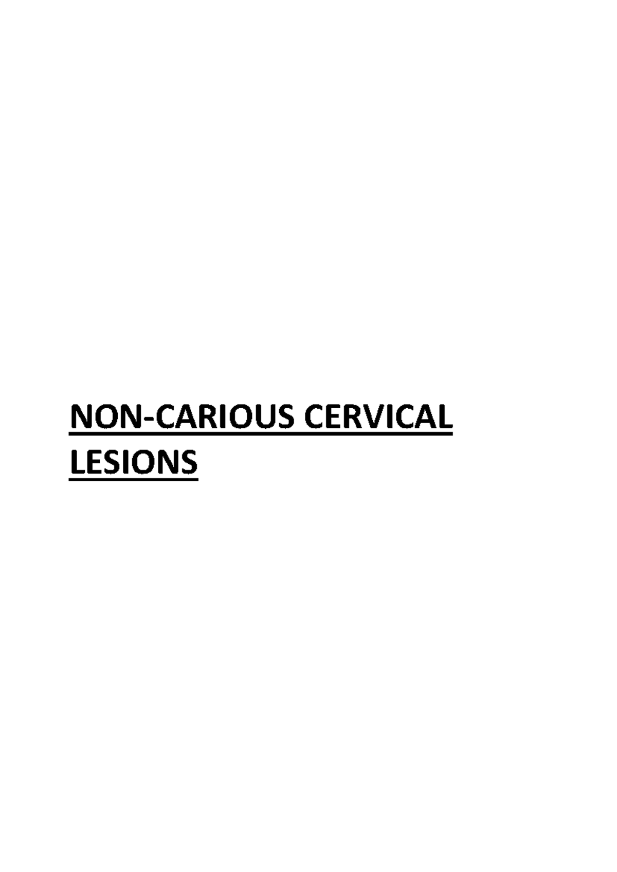 Understanding Non-Carious Cervical Lesions: Prevalence and Aetiology ...
