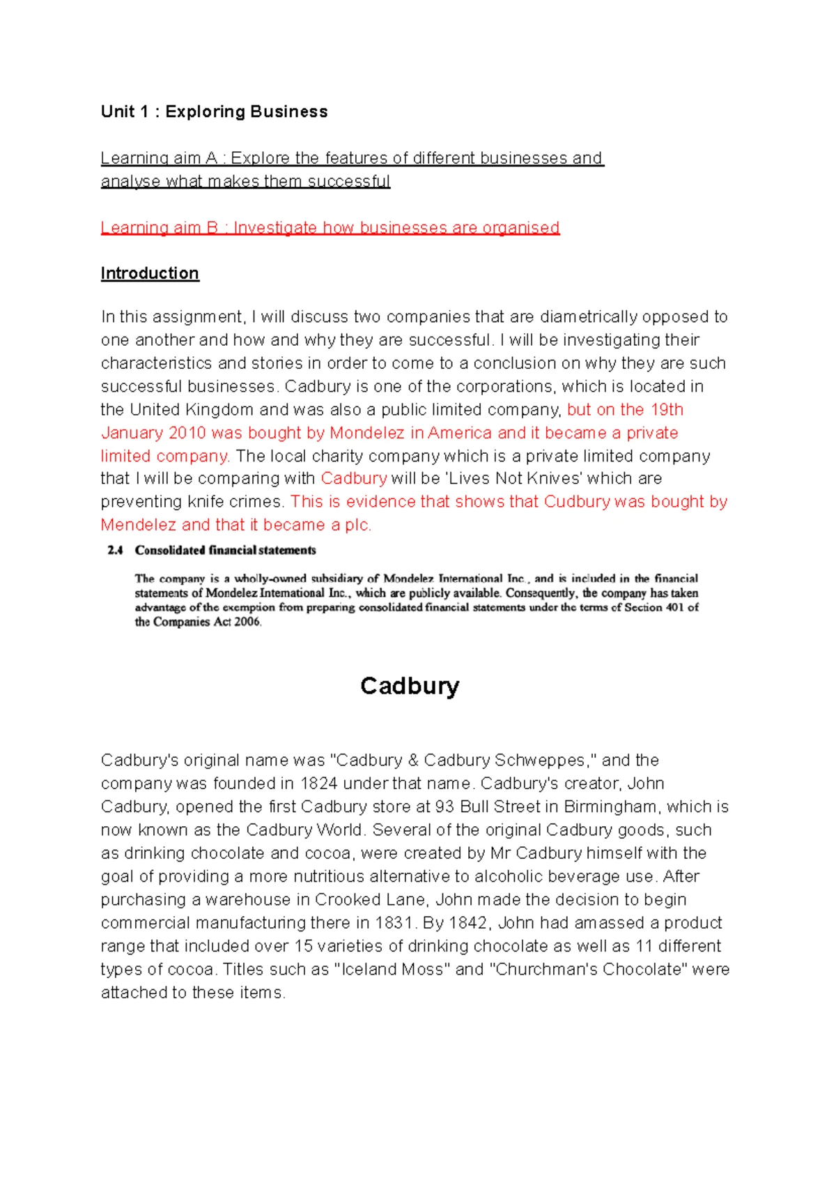 Applied Science Unit 3 Revision guide - 3 Please note – To be used with ...
