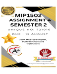 MIP1502 - Unisa - Mathematics for Intermediate Phase 2 - Studocu