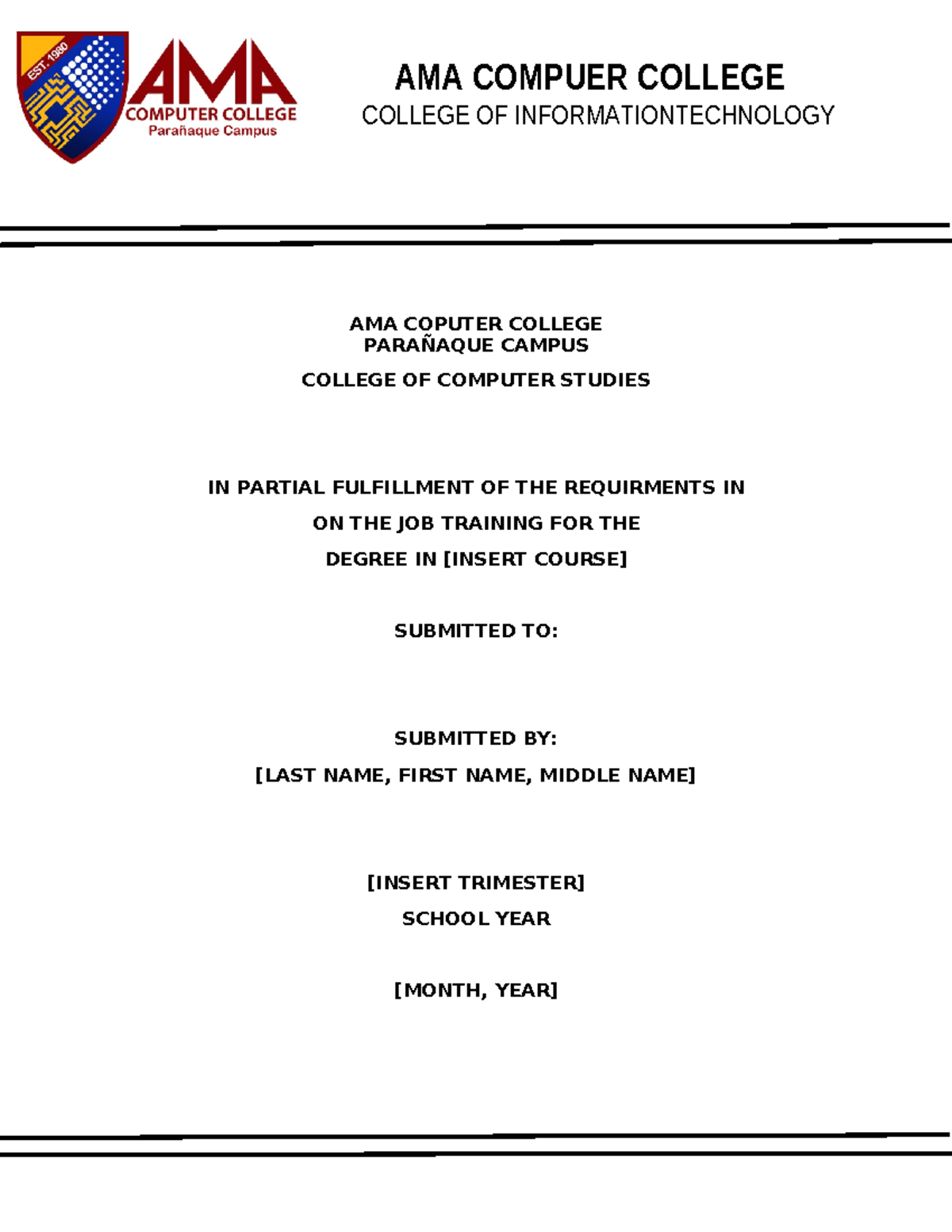 AMA Bookbind Format BY Itzjarmz 2024 - 2025 V2.1.1 - AMA COMPUER ...