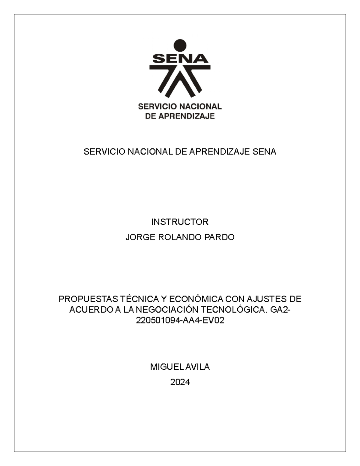 GA2-220501094-AA4-EV: Propuesta Técnica de Desarrollo de Comercio Electrónico - Studocu