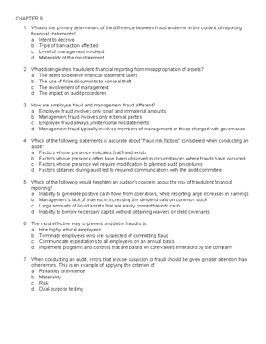 Sol Chap6 - Aud - Solutions Manual to accompany Auditing and Assurance Concepts and Applications ...