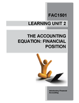 FAC1501 - Unisa - Introductory Financial accounting - Studocu