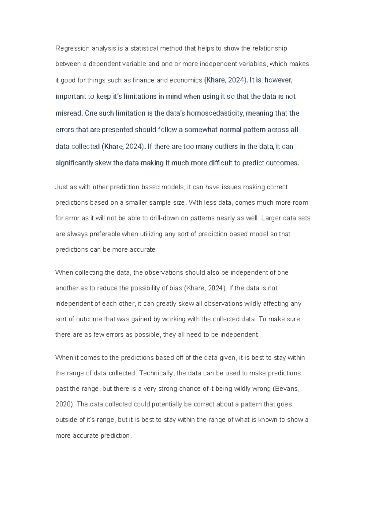 Programming Assignment Unit 2 - Data Mining & Machine Learning - Regression analysis is a - Studocu