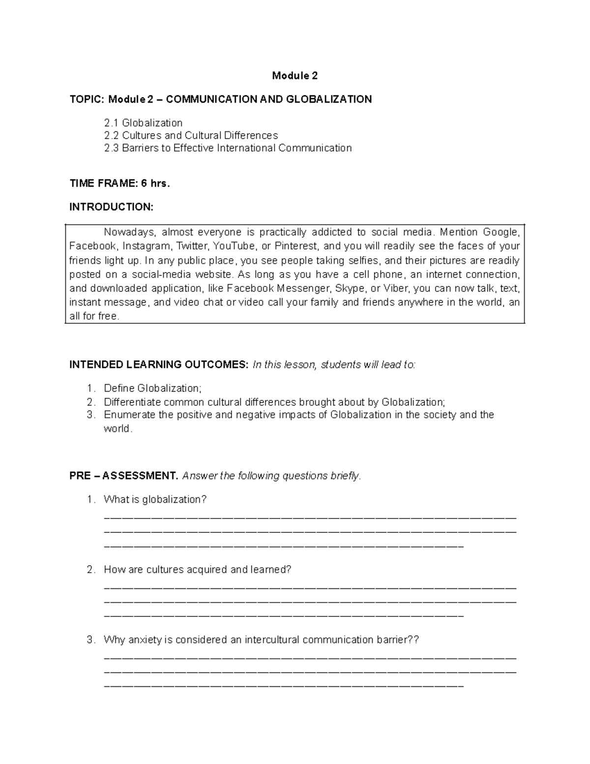 Module-2 - General mathematics - Module 2 TOPIC: Module 2 ...