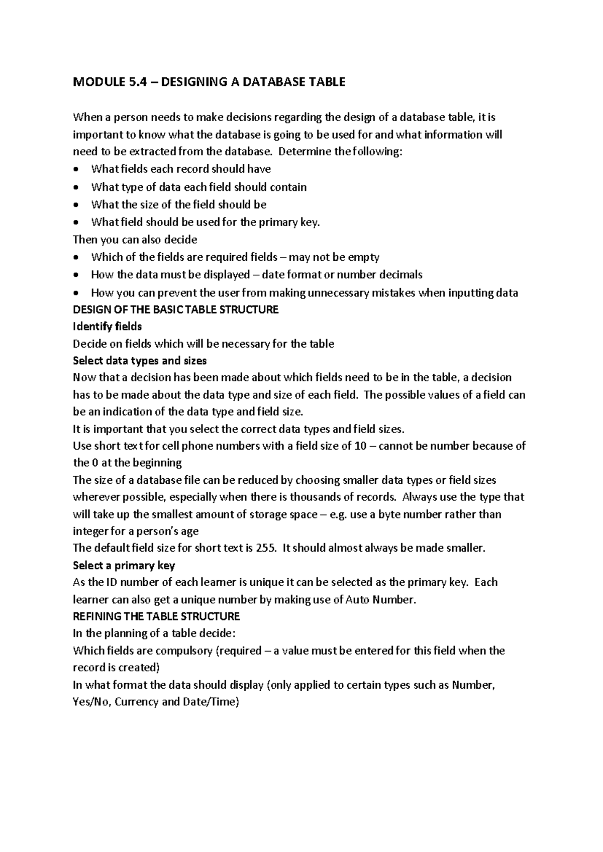 Gr.11~Term 2~MOD 5~4 Database Table Design Principles and Practices ...