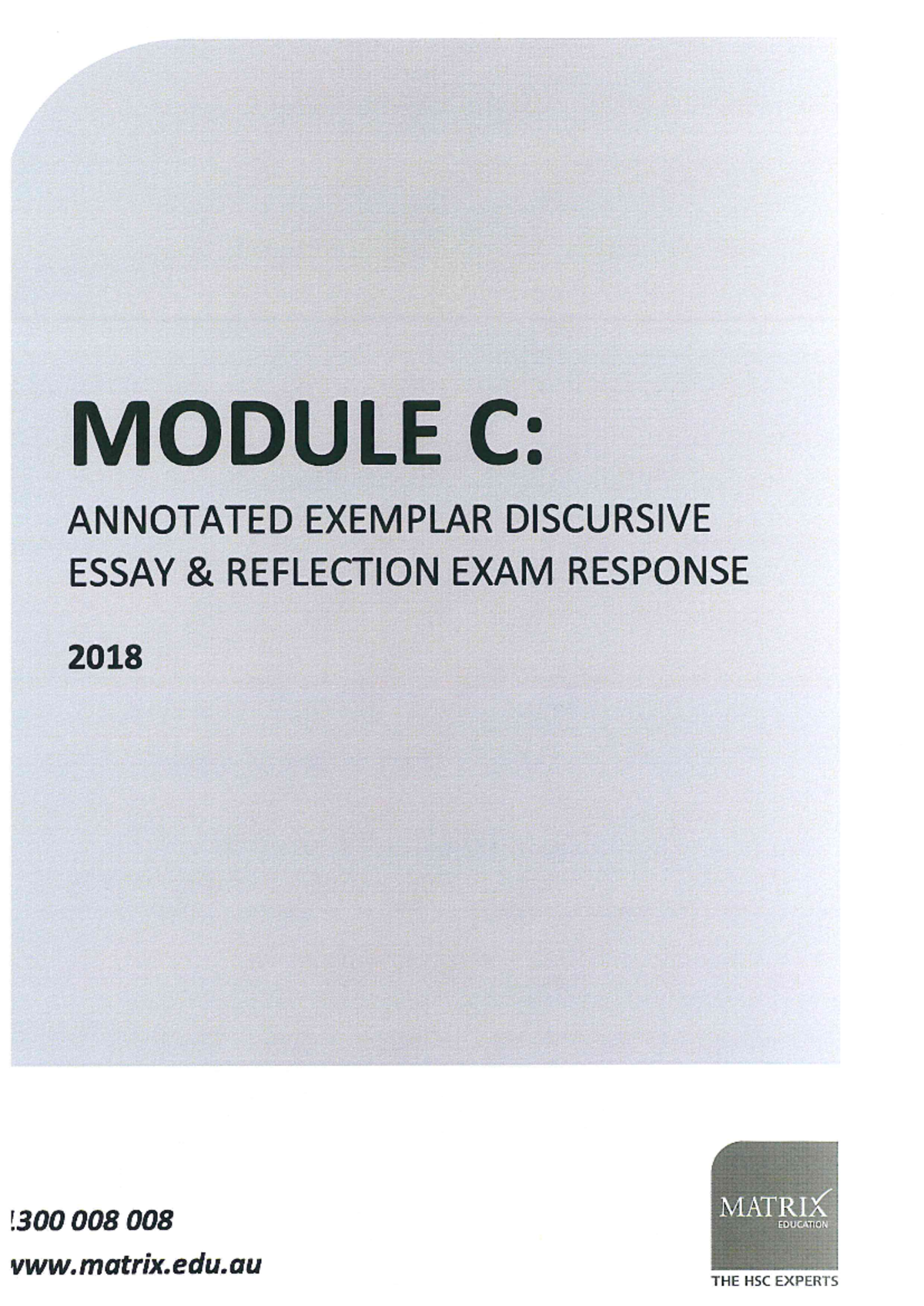 PAPER 2: MOD C Annotated Discursive Essay Reflection on Technology ...