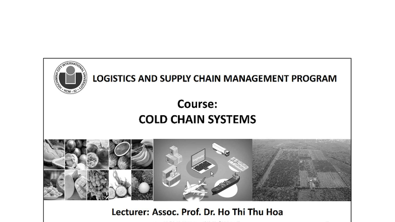 Chapter 5: Temperature Management in Cold Chain Systems (LOGISTICS ...