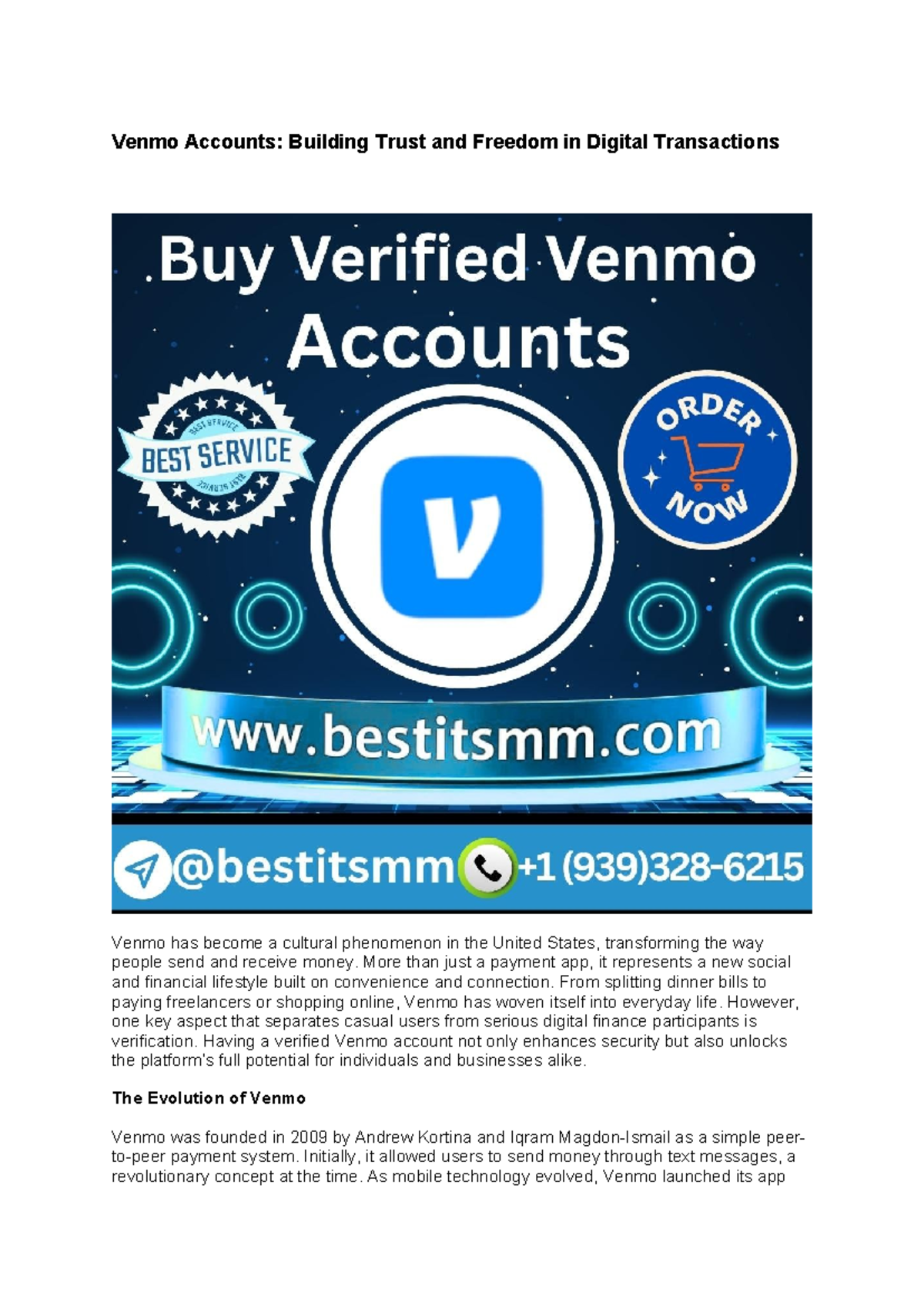 The Ultimate 2025 Guide to Verified Venmo Accounts in the USA & UK ...