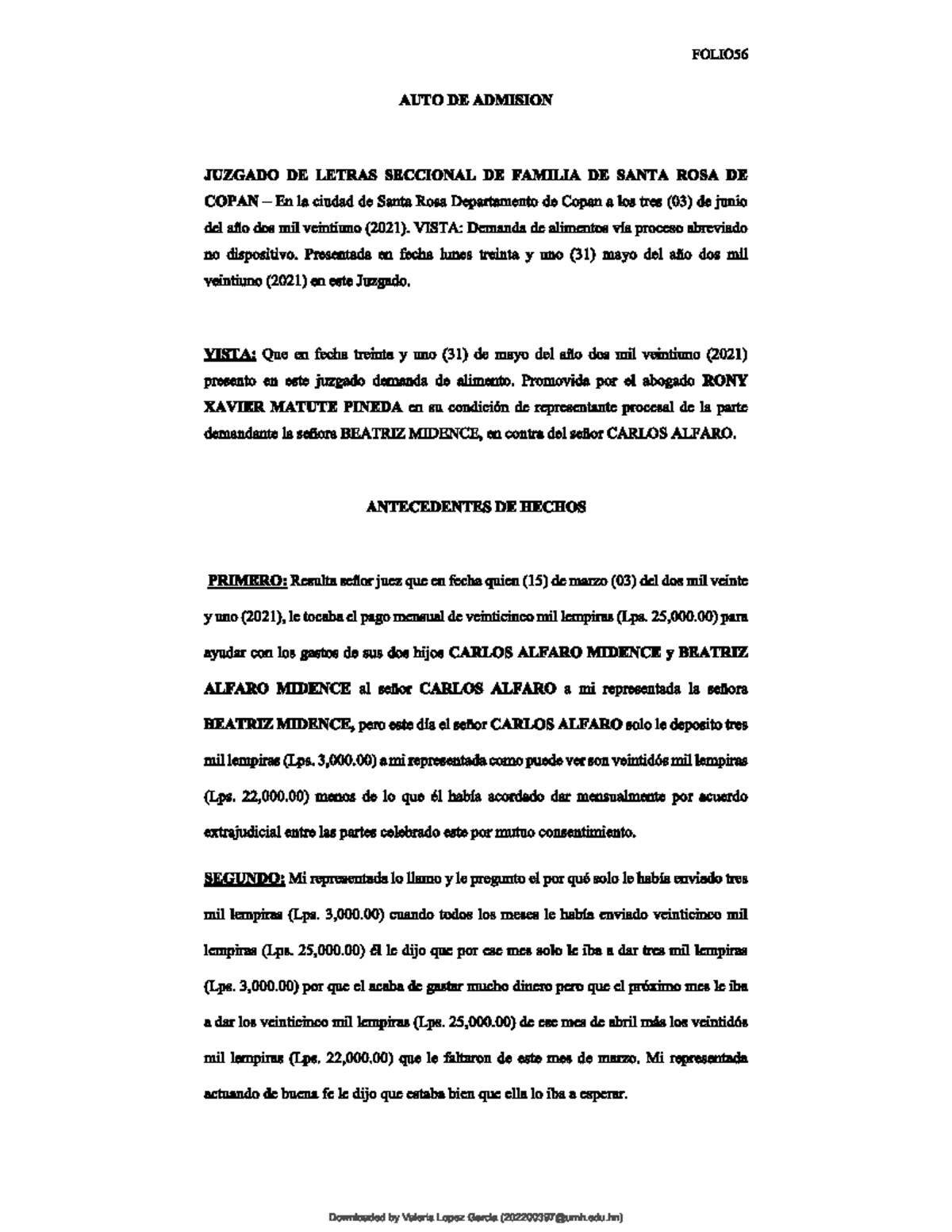 Auto de Admision - AUTO (Final Exam Review) - Studocu