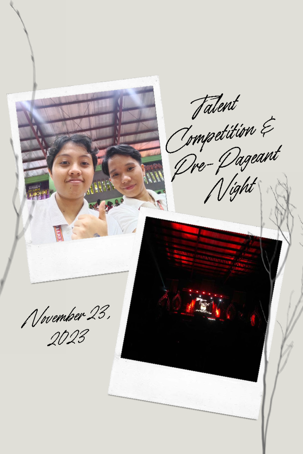 Talent Competition: Intrams Overview & Schedule (Nov-Dec 2023) - Studocu