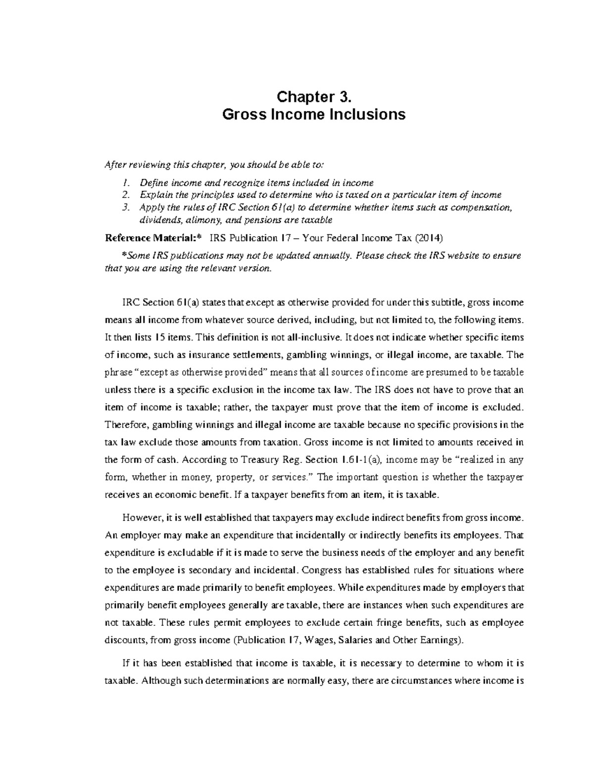 Gross Income Tax Concepts: Understanding Key Provisions and Definitions ...