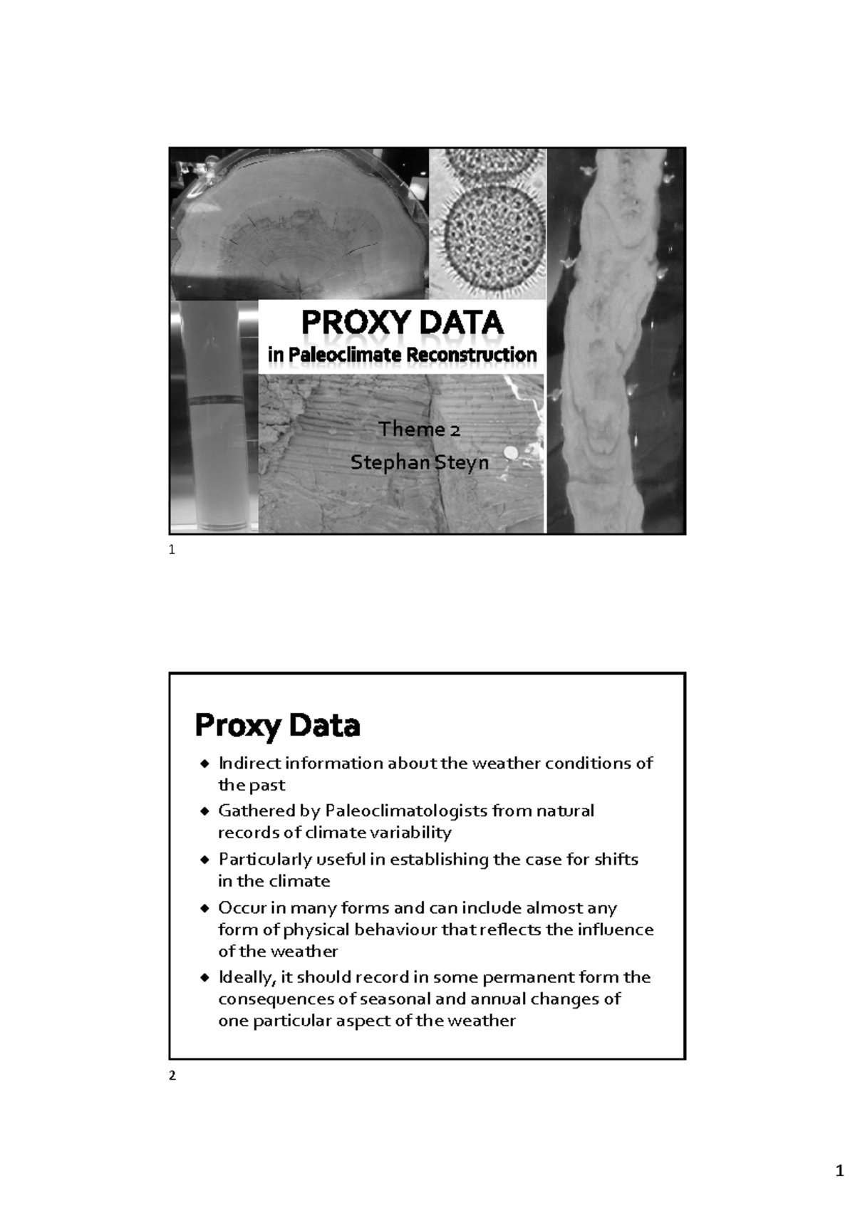 Paleoclimatology Insights: Indirect Weather Records & Tree Rings (2D ...