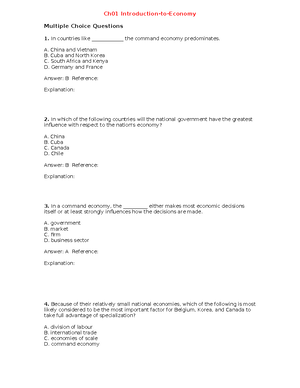 CH 20 Economic Growth - ECON 1101 Chapter 20 - Ch20 Economic Growth ...