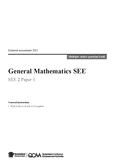 General Mathematics SEE 2021 Paper 2 - External Exam Questions - Studocu