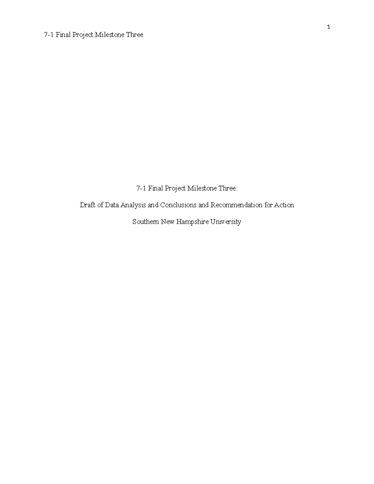 7-1 Milestone Three - 7-1 Final Project Milestone Three 7-1 Final ...