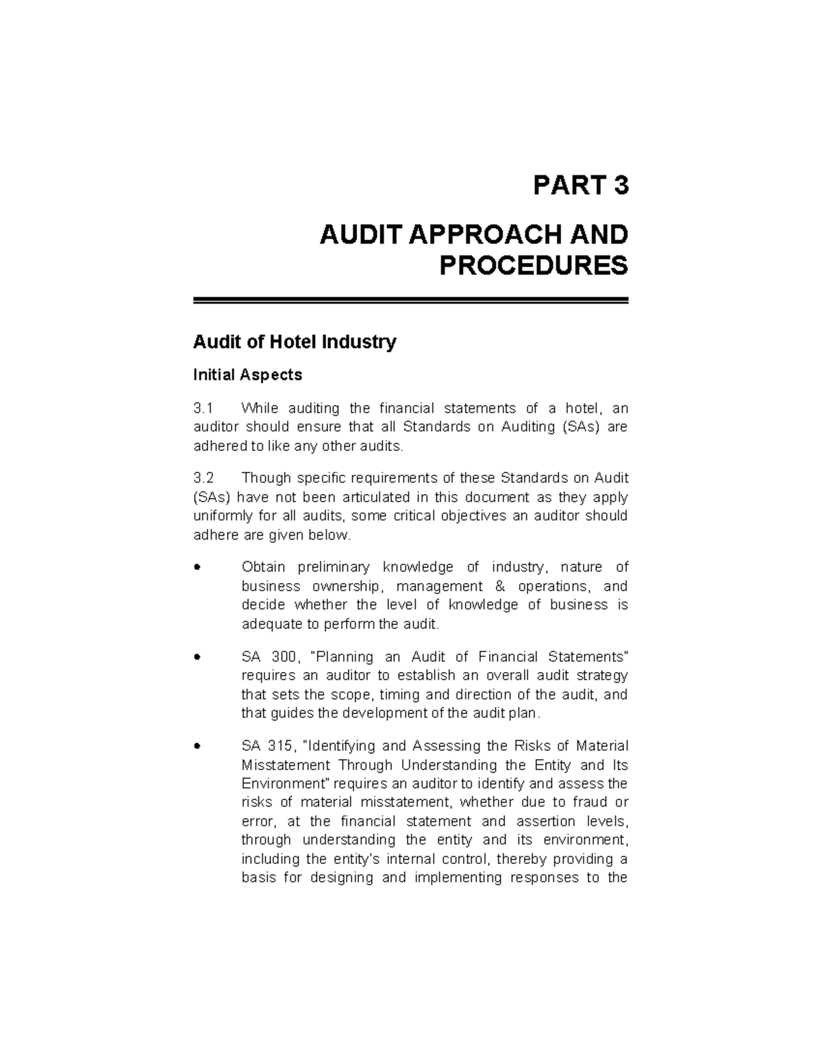 Audit Approach and Procedures in Hotel Industry: Key Considerations and ...