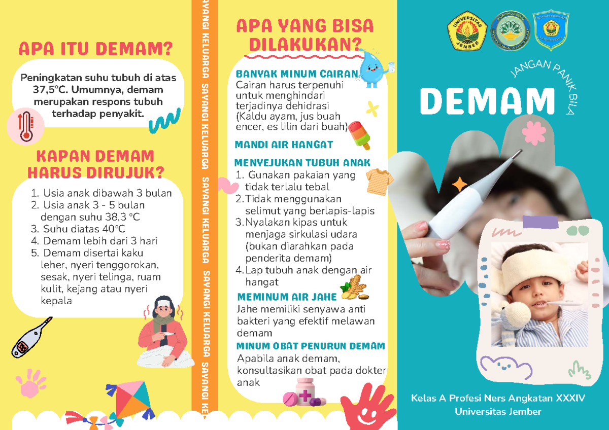 ANAK Demam, IBU Sigap - Leaflet Penanganan Demam pada Anak - Studocu