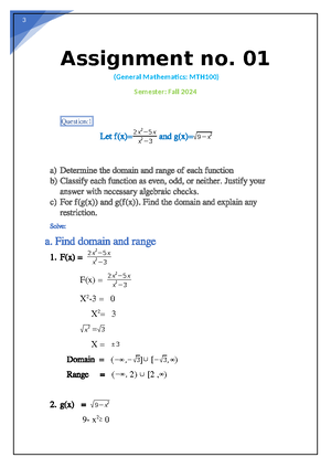 2nd year Math full Book PB - CHAPTER 1 FUNCTIONS AND LIMITS version: 1 ...