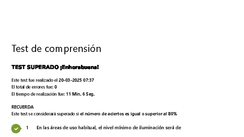 Test 3 - Repaso de Seguridad en el Trabajo - Studocu