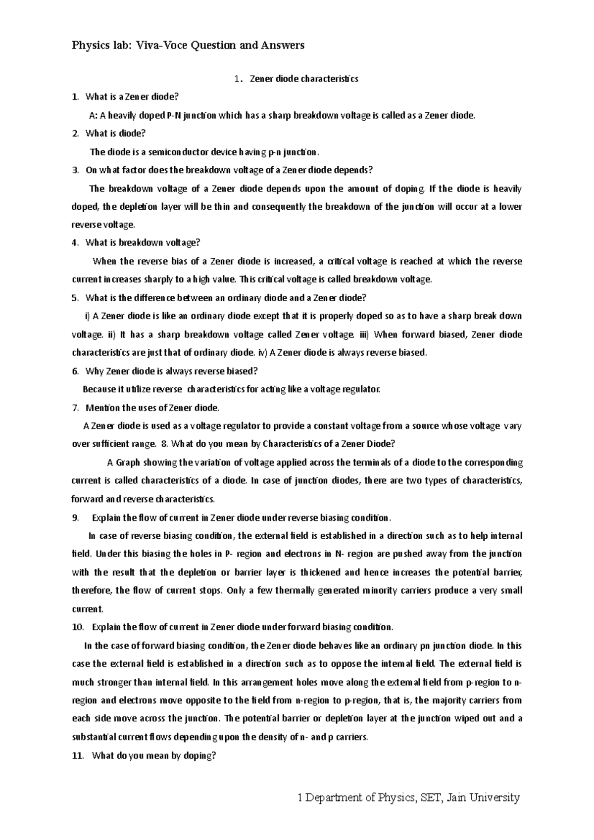 Physics Lab viva questions Torsional pendulum - Physics lab: Viva-Voce ...