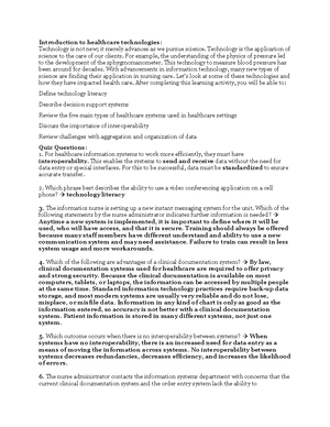 NR360-edapt 1 - edapt assignment for week 1 - Introduction to Information System Introduction to ...