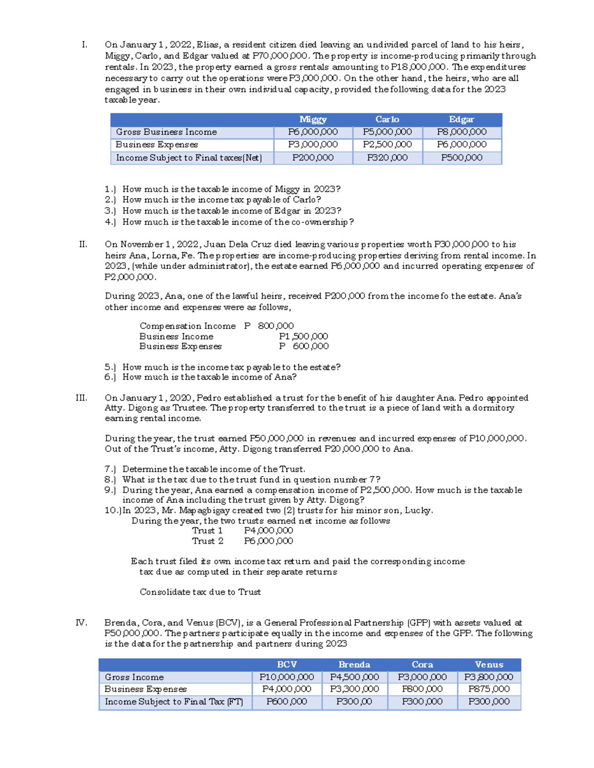 Taxation Quiz #4: Key Questions & Solutions Explained - Studocu