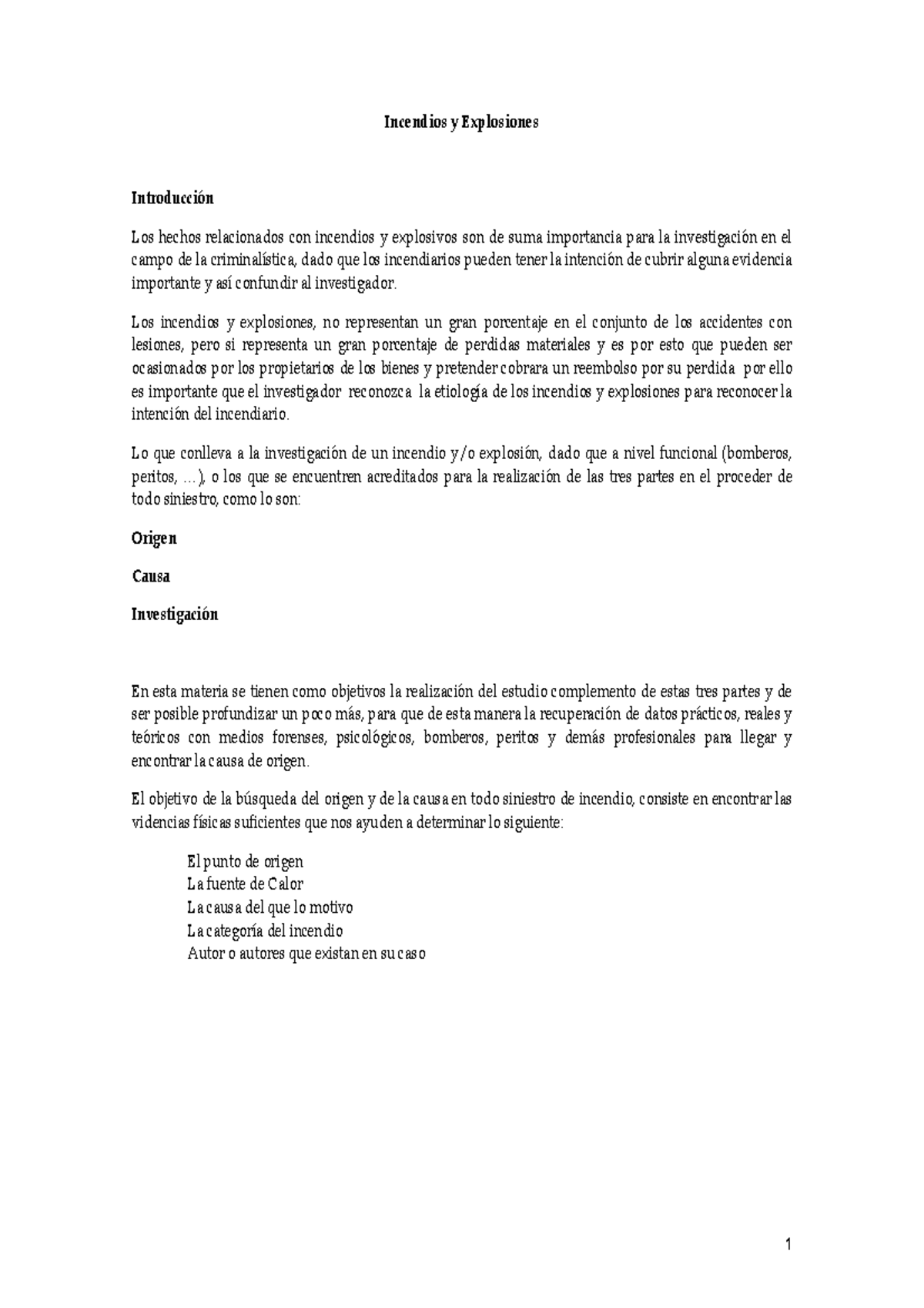 3. Incendios y Explosiones - EXPL - Introducción y Análisis - Studocu