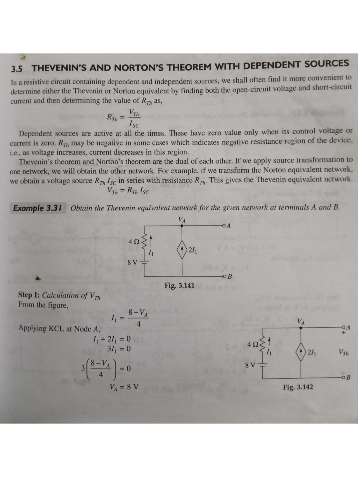 Thevenin & Norton Theorems for Dependent Sources (3.5) - Studocu