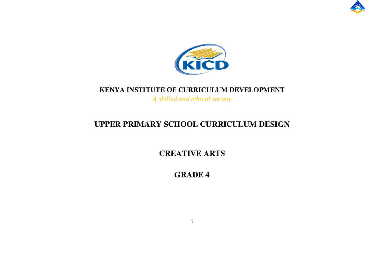 Grade 4 Creative Arts - Lesson Notes Overview and Curriculum Details ...