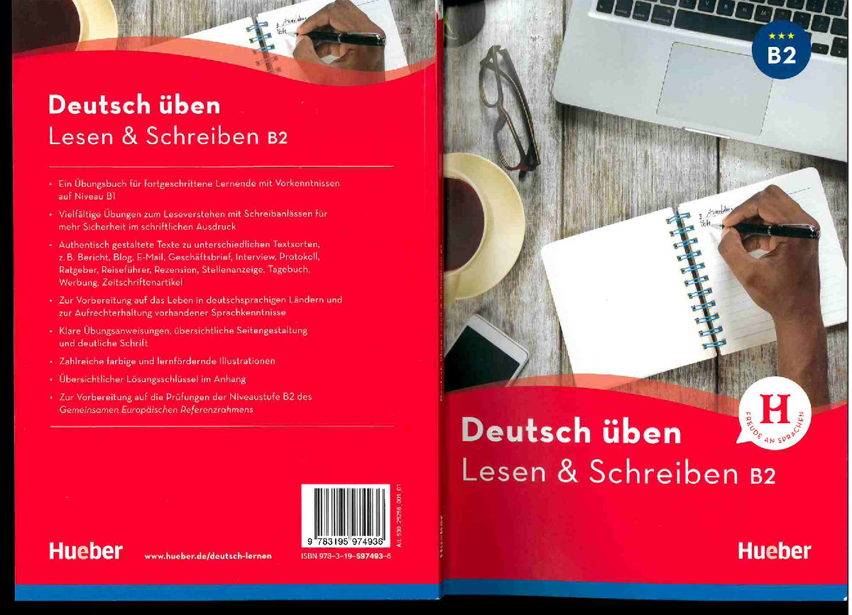 Übungsbuch: Lesen und Schreiben auf Niveau B2 - Hueber - Studocu