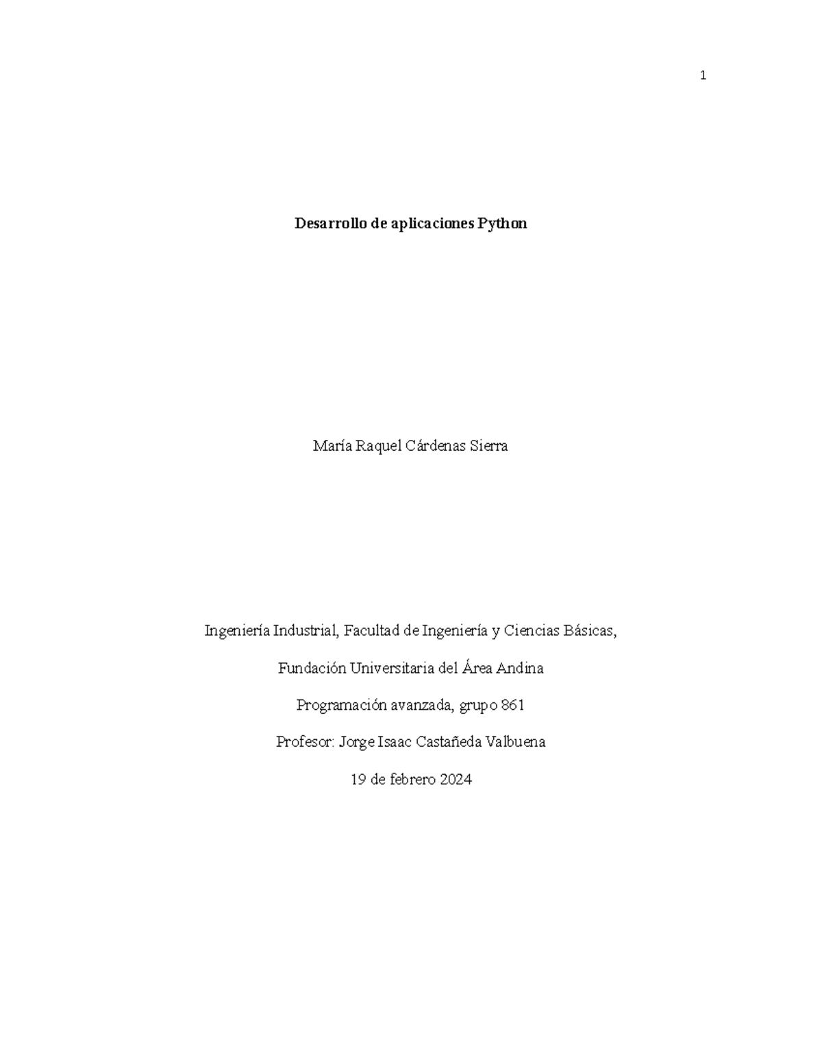 Desarrollo de Aplicaciones en Python: Eje 1 - Programación Avanzada ...