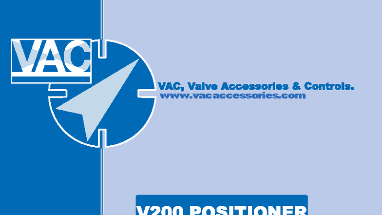 V200E Positioner Installation & Operation Manual (92026r17) - Studocu