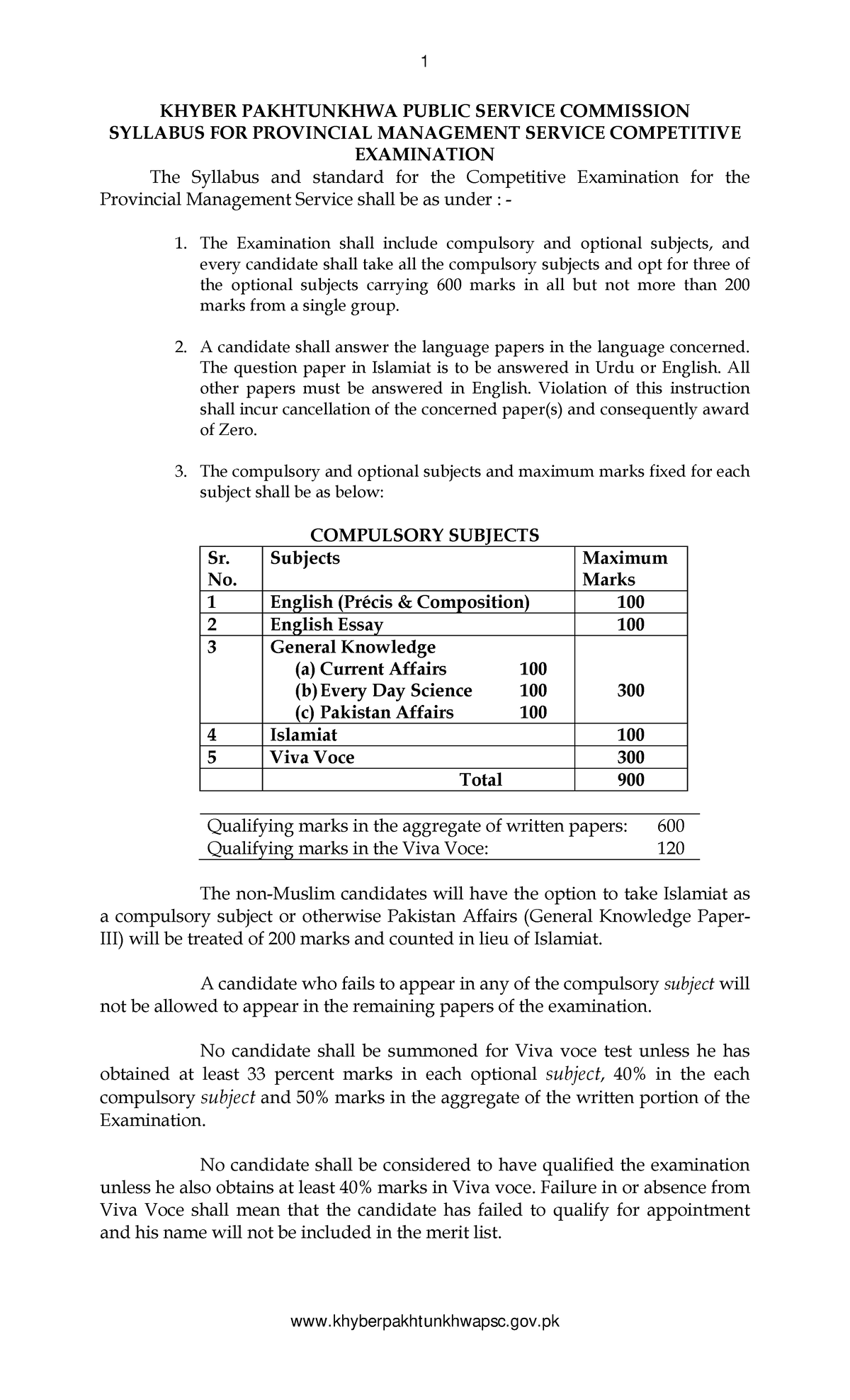 PMS Syllabus 2: Provincial Management Service Exam Guide - Studocu